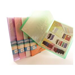 Deluxe Clear Book A4, Assorted Translucent Colors, 10 Pockets in Dubai ...